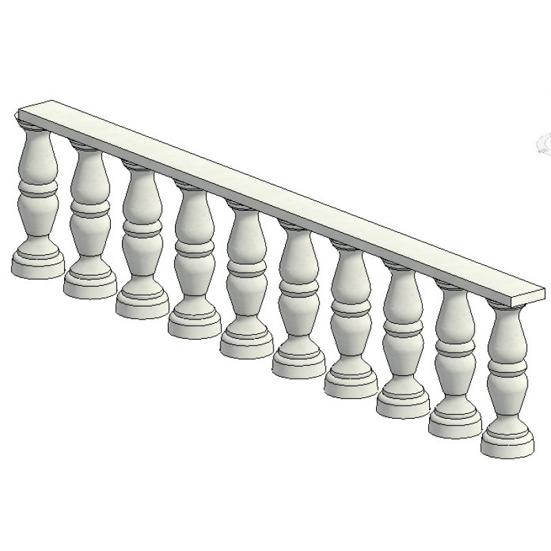 Balaustre familias Revit