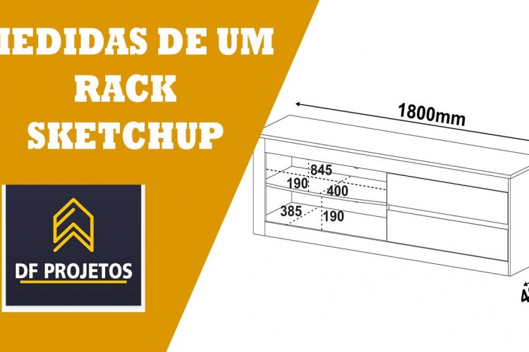 Medidas de um rack básico. - DF PROJETOS